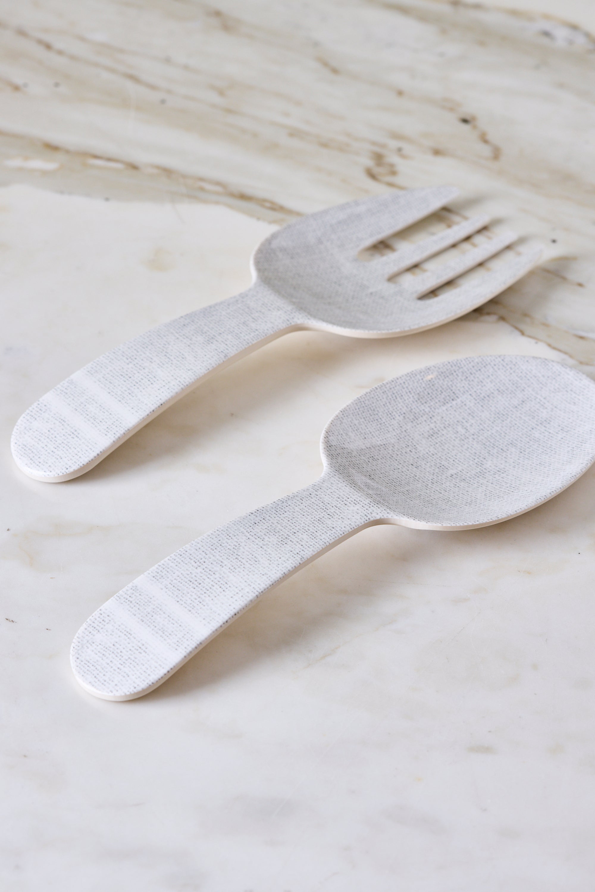 TENEDOR & CUCHARA MELAMINA LUXOR LIGHT 27CM – Binah